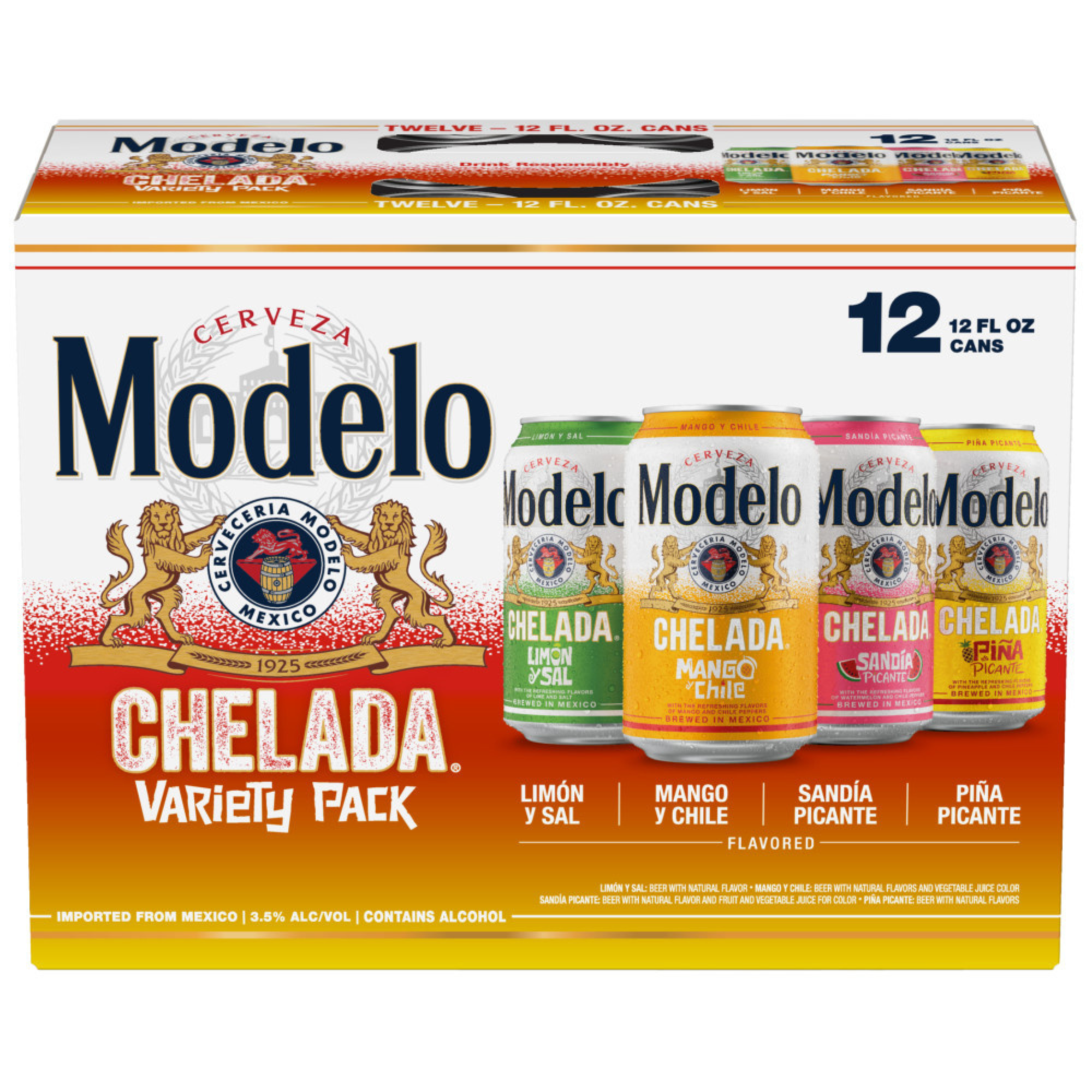 Modelo Chelada Variety 12 Pack | 12oz Cans – Flagstaff Liquor
